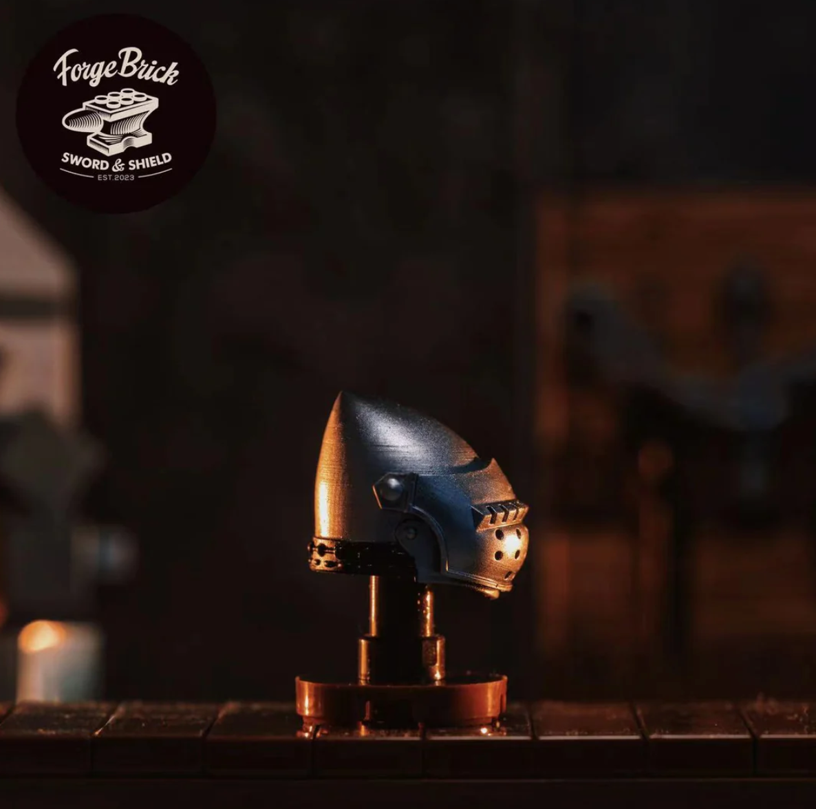 Forge Brick Grand Bascinet w/Visor – Little Brick Armory