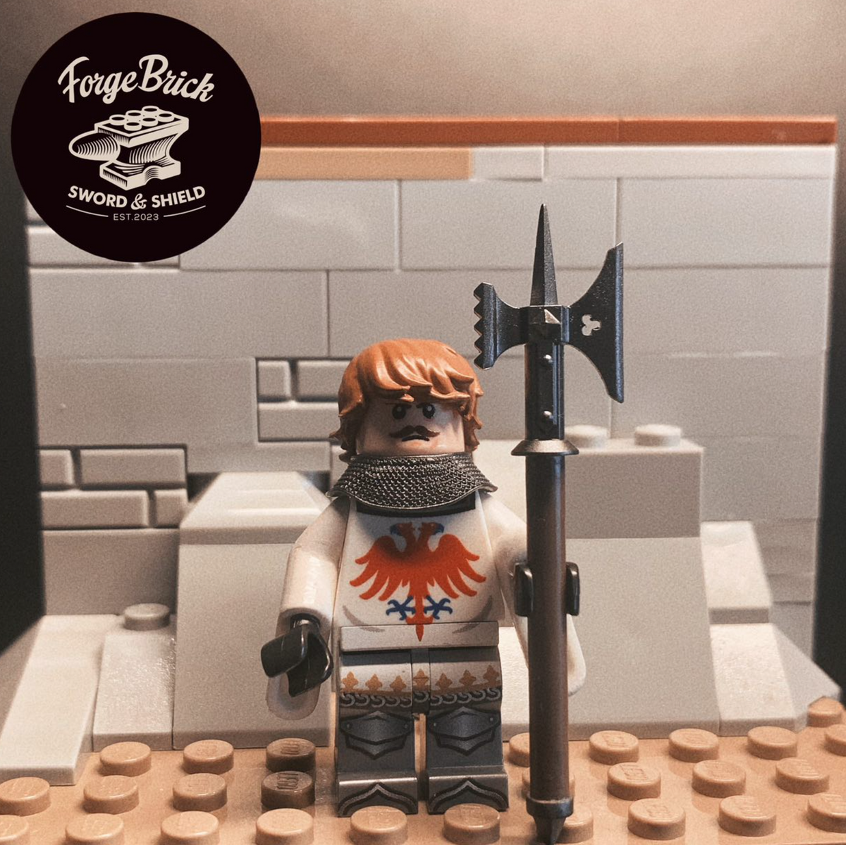 Forge Brick Poleaxe – Little Brick Armory