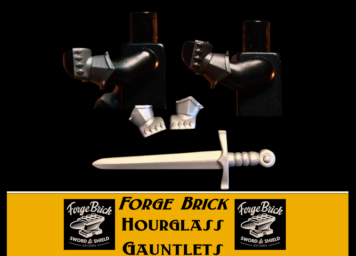 Forge Brick INJECTION MOLDED Hourglass Gauntlet (Pair) – Little Brick Armory