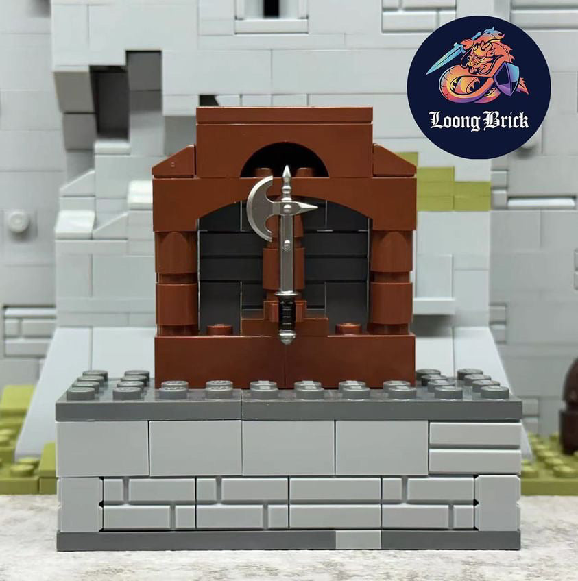 Loong Brick Knight's Axe – Little Brick Armory