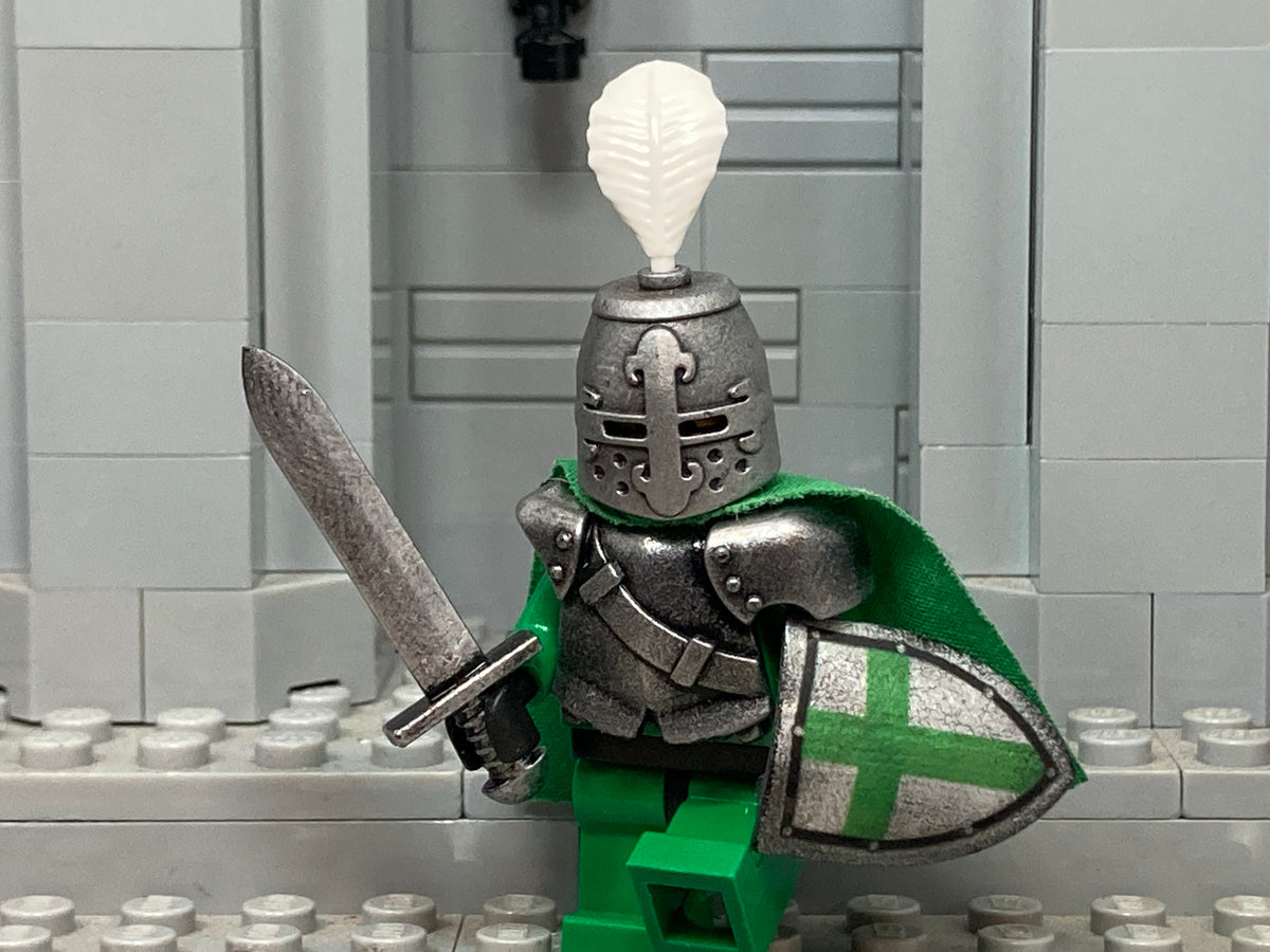 St. Lazarus Crusader w/Custom LBA Shield and Plume! (in IRON) – Little ...