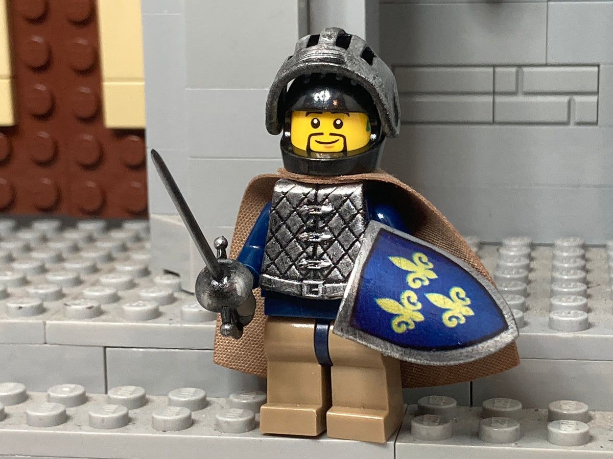 16th Century Knight with Brickarms Rapier & NEW LBA Visor! – Little ...