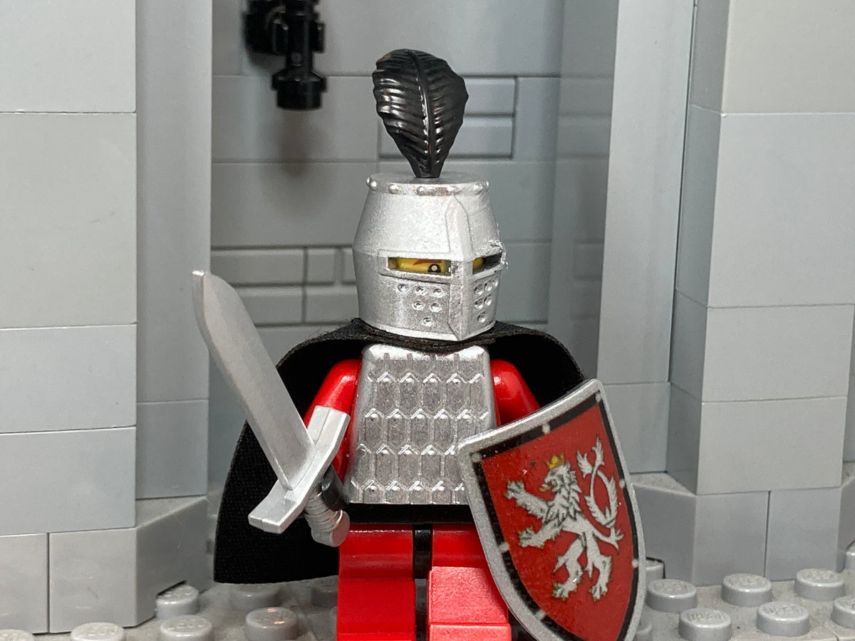 Bohemian Knight w/Custom Lamellar Armor and Great Helm w/Plume! (in Me ...