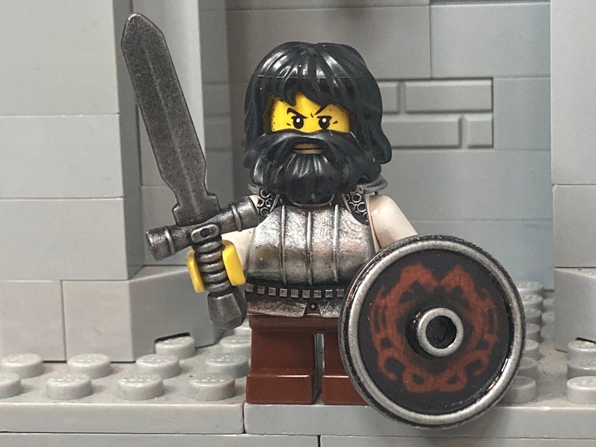 LOTR Dwarf Warrior with Custom Helm & Hauberk (In Oxidized Iron ...