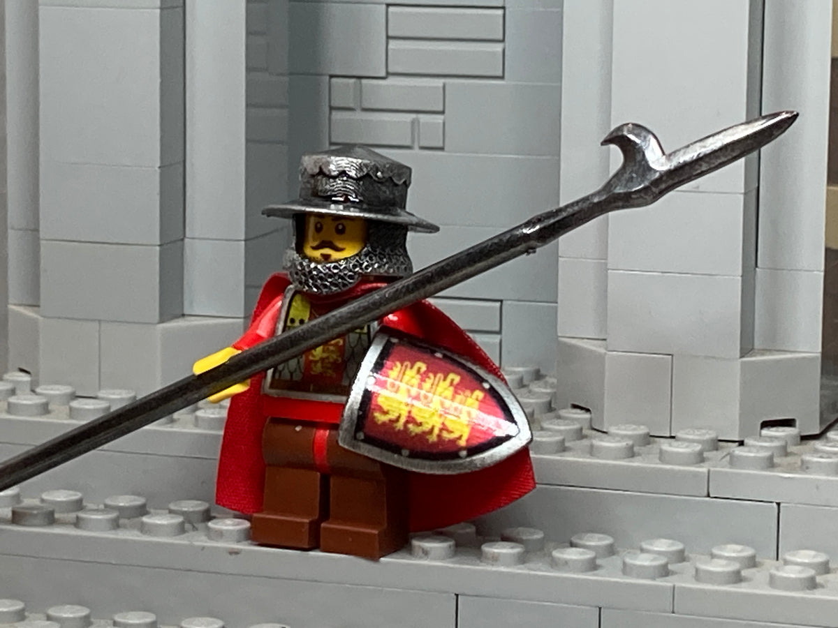 Lionheart Pikeman w/Custom LBA Shield, Pike & Helm! – Little Brick Armory