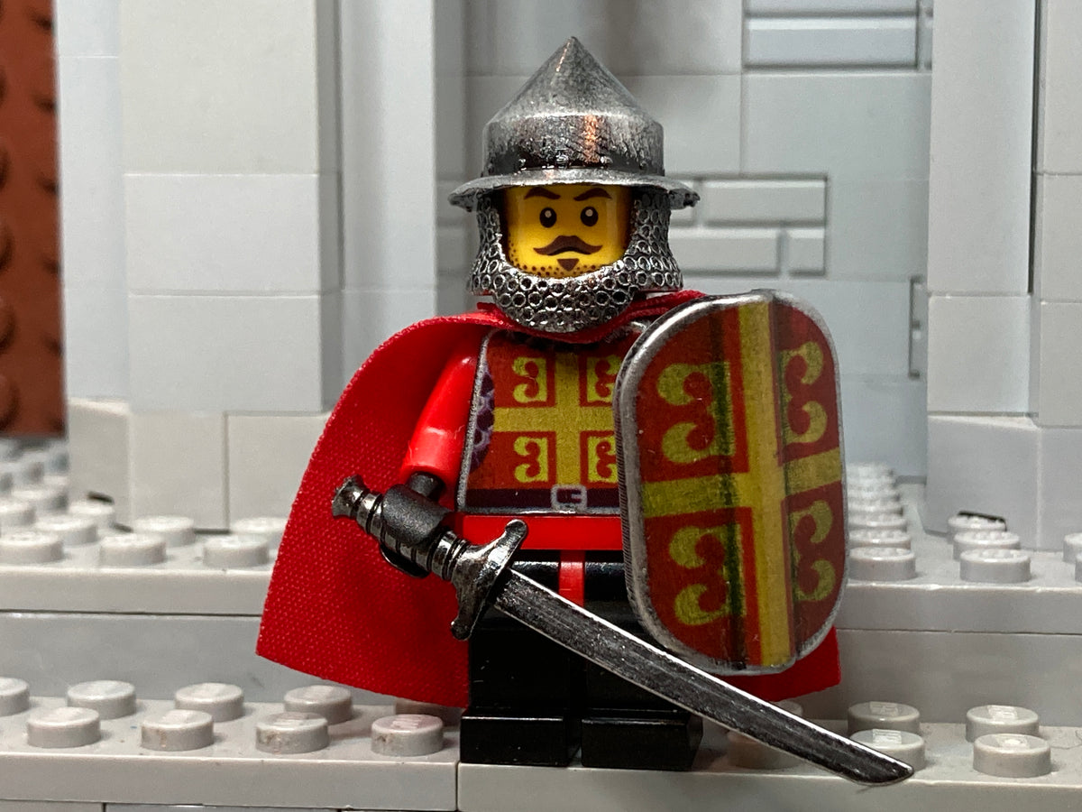 Byzantine Soldier w/Custom Helm, Paramerion Sword + Shield and Torso D ...
