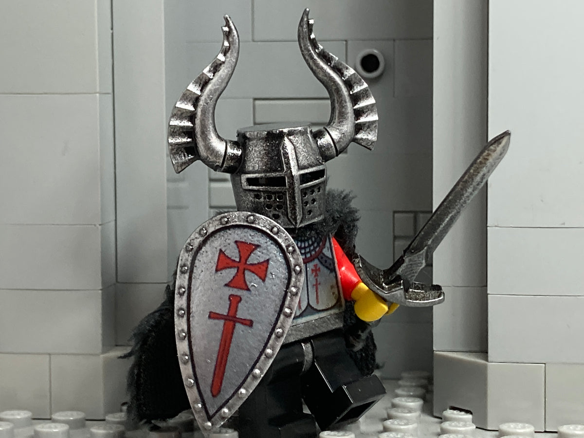 'Winter' Livonian Sword Brethren Crusader Knight (in Oxidized Iron ...
