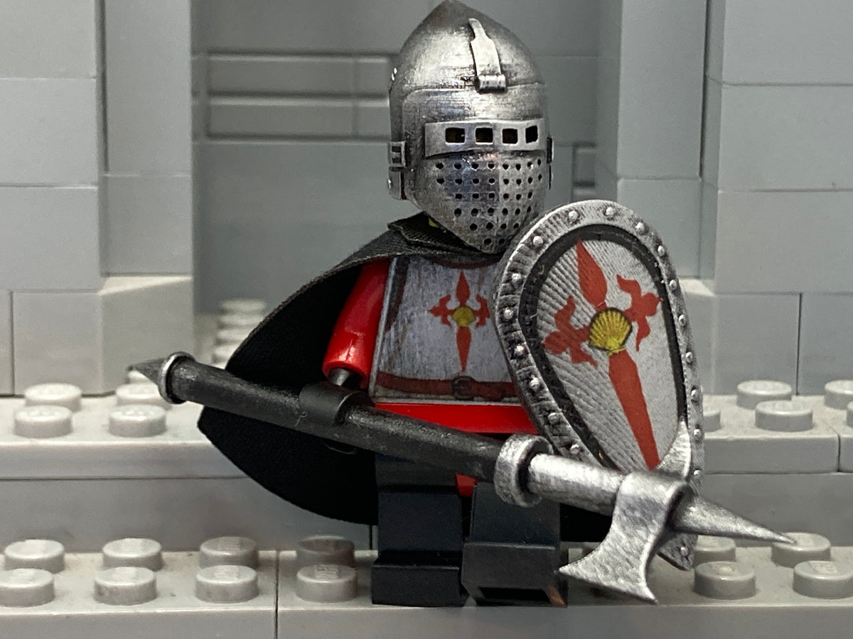 Custom Crusader of St. Thomas w/Klappvisor & LBA Shield! (In Oxidized ...