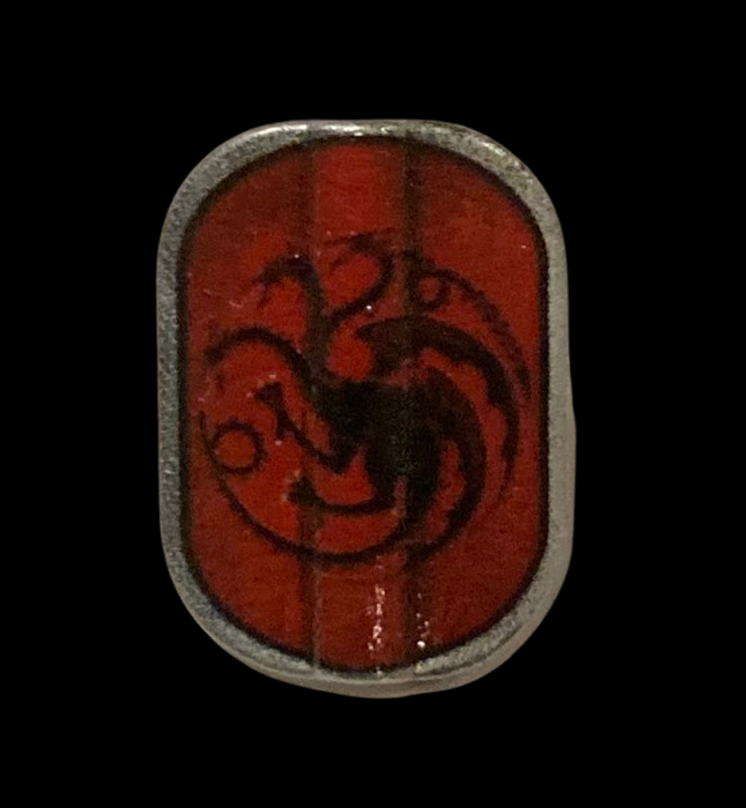 Custom Dragon Master Pavise Shield (in Oxidized Iron) – Little Brick Armory
