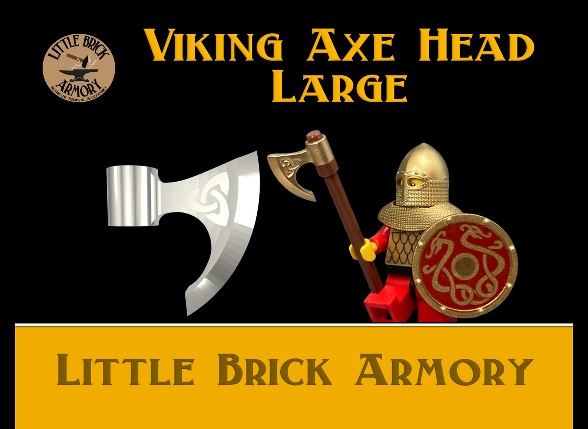 Weapon Heads: Viking Large Axe – Little Brick Armory