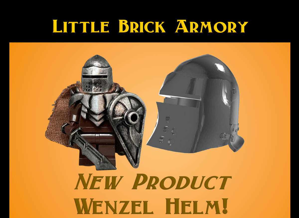 Resin Printed Wenzel Helm – Little Brick Armory