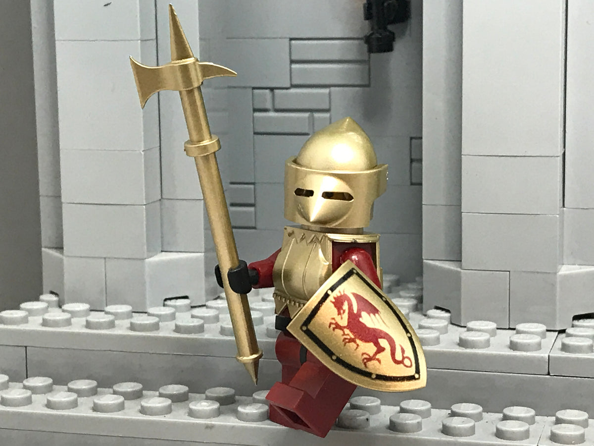 Little Armory Custom Knight w/Bascinet! (in NEW Metallic Gold) – Little ...