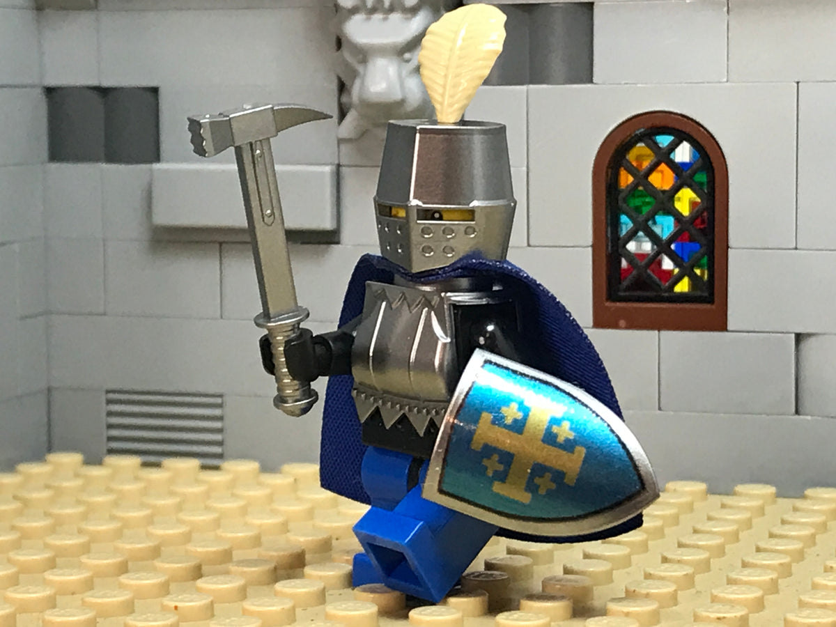 Little Armory Custom Knight w/Great Helm! (in Metallic Silver) – Little ...