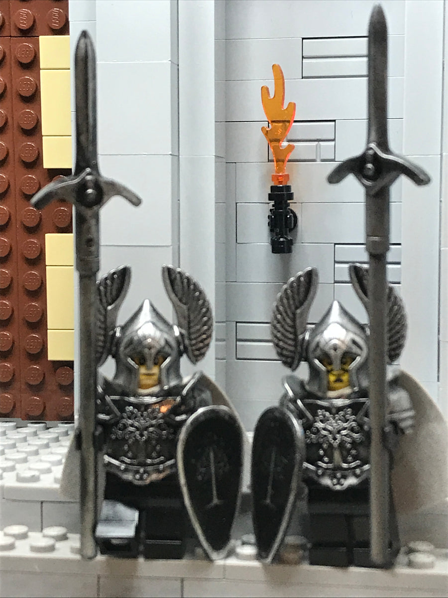 Custom Pair of LOTR Gondorian Guards! (In Oxidized Iron) – Little Brick ...
