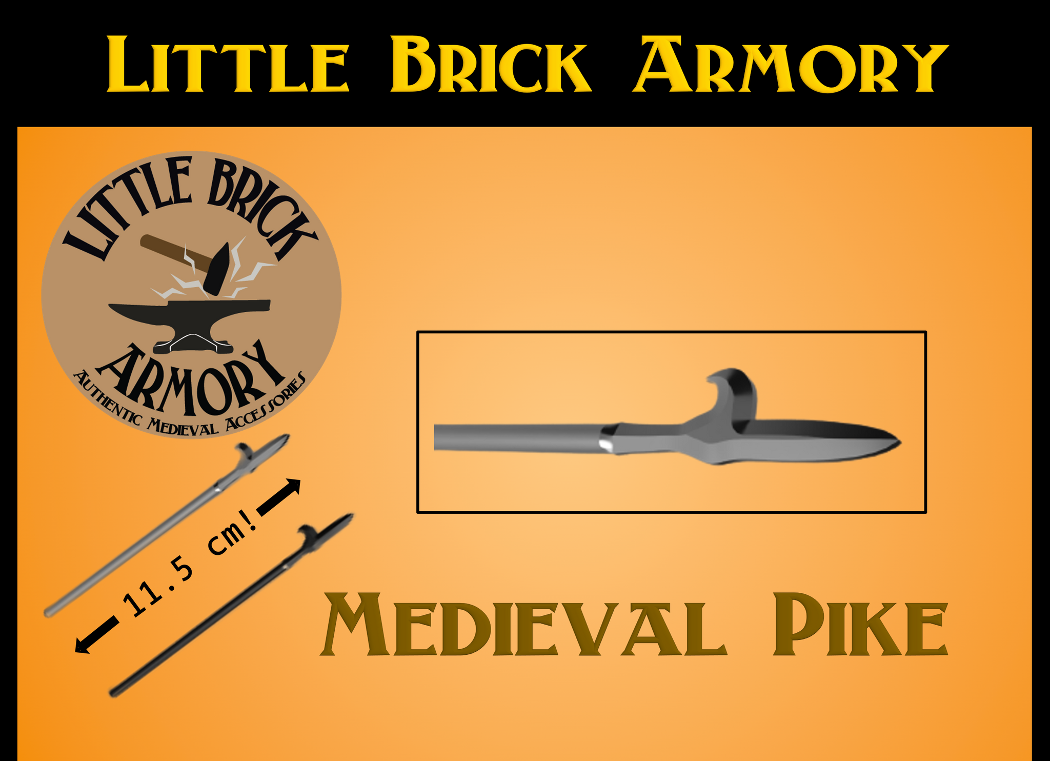 Medieval Pike – Little Brick Armory